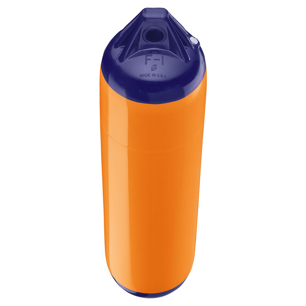 Polyform F-1 fender, orange | Seattle Marine