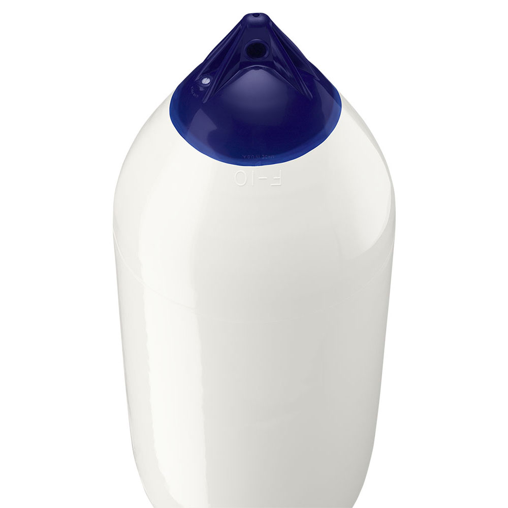 Polyform F-10 fender, white| Seattle Marine