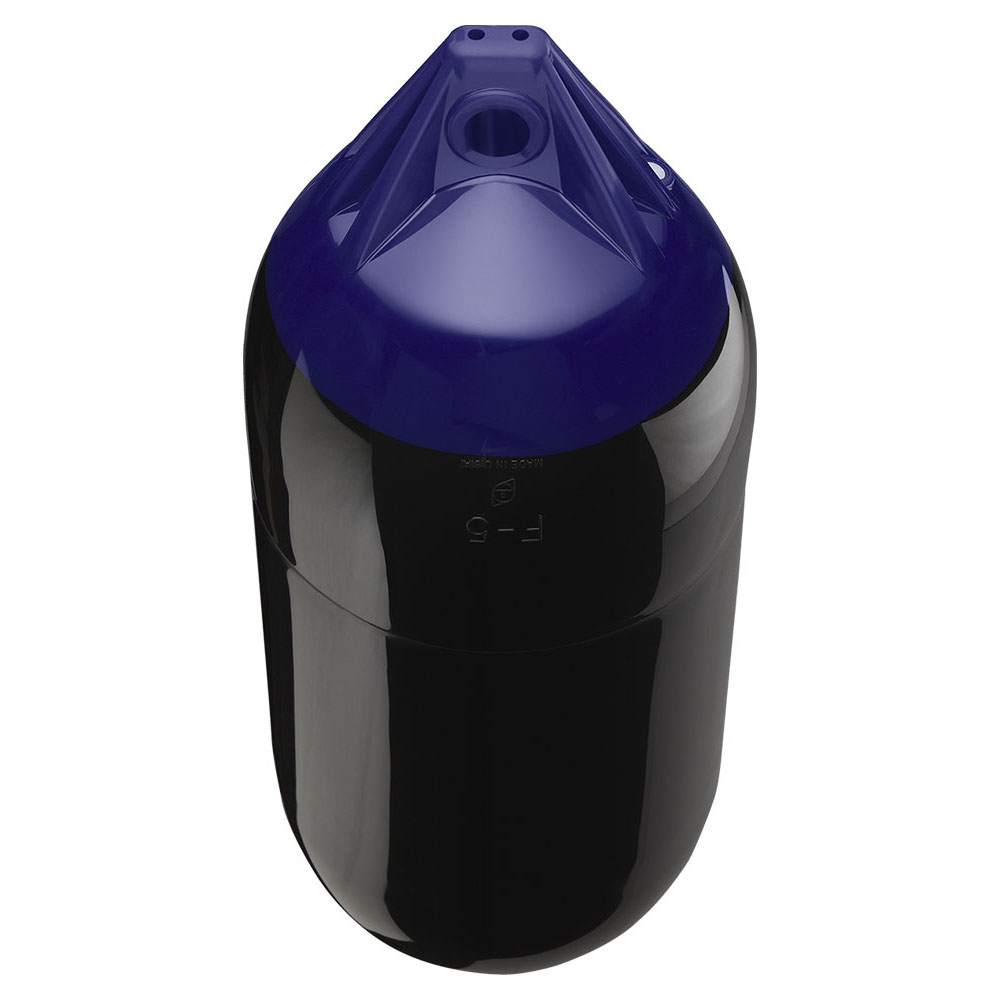 Polyform F-5 fender, black | Seattle Marine