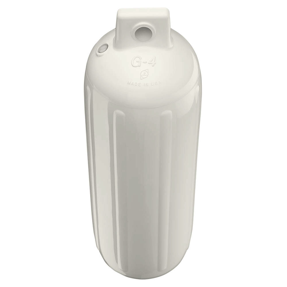 Polyform G-4 fender, white | Seattle Marine