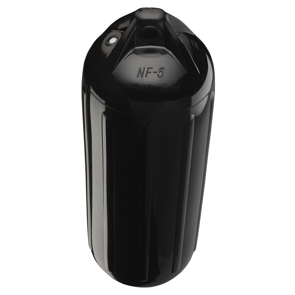 Polyform NF-5 fender, black | Seattle Marine