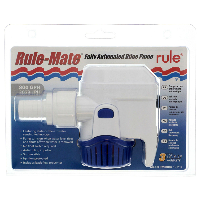 Rule-Mate bilge pump, 800 GPH | Seattle Marine